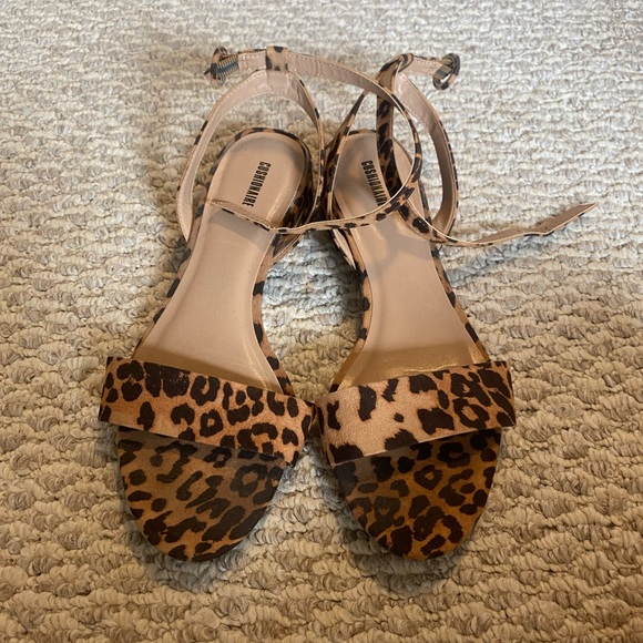 Shoes | Target Cheetah Print Sandles | Poshmark